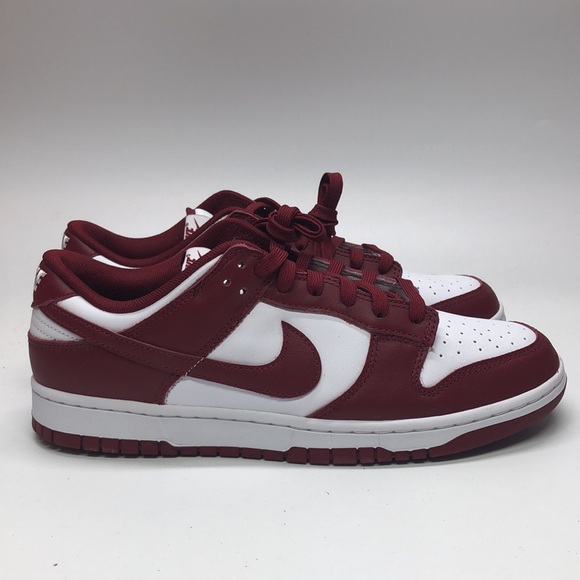 Nike | Shoes | Mens Nike Dunk Low Retro Team Red Redwhite Dd39161 Nwob ...